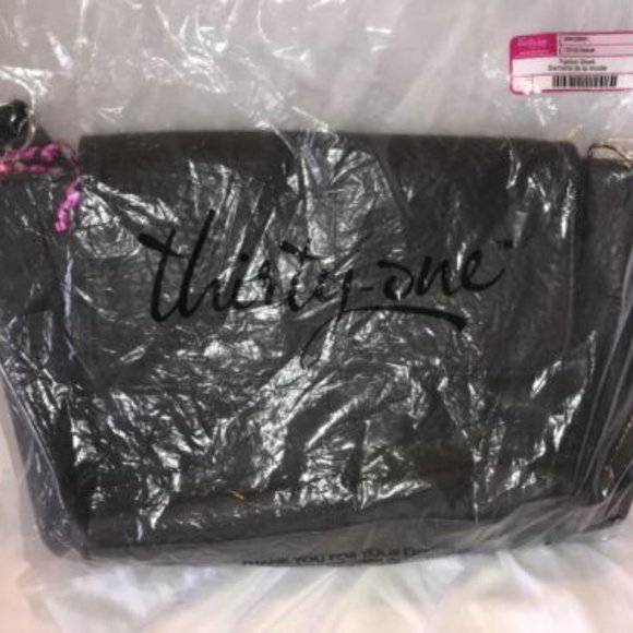 thirty-one | Bags | New Thirty One City Charcoal Fashion Week Handbag ...